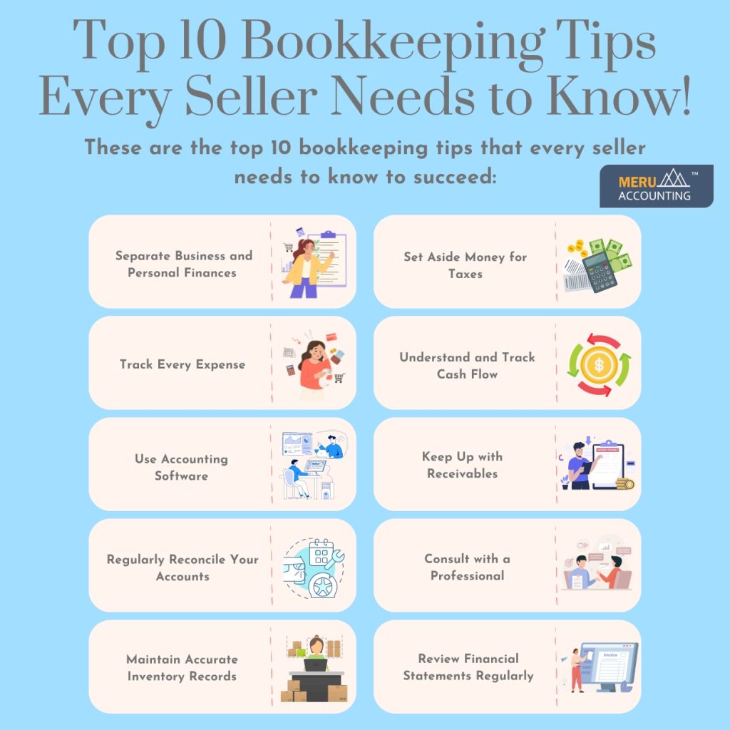 Top 10 Bookkeeping Tips to Dominate Your Sales